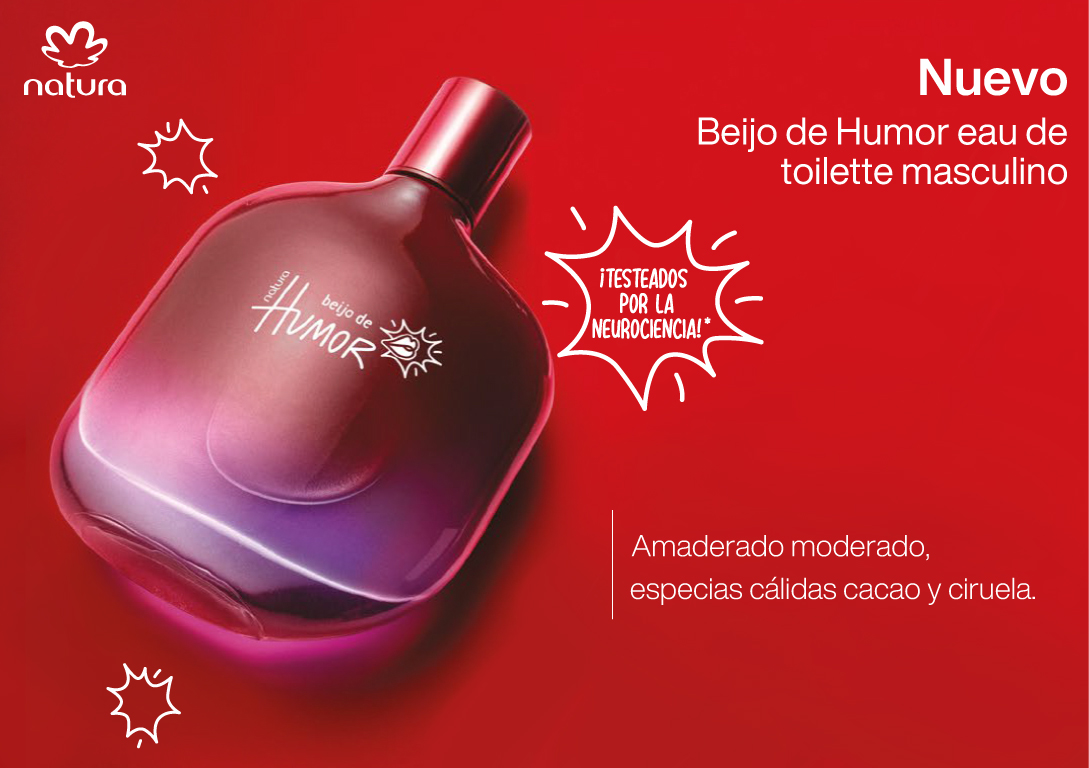 Perfume Beijo de Humor Femenino y Masculino • Natura de México