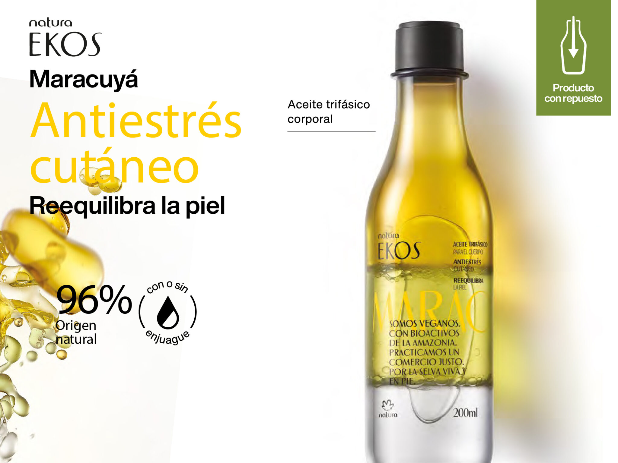 Aceites Trifásicos Natura Ekos • Natura de México