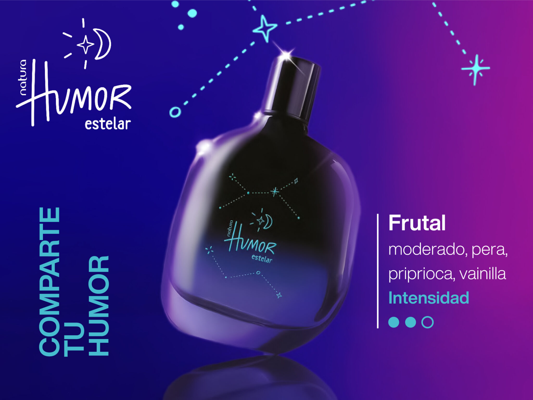 Perfume EDT Humor Astral Masculino y Femenino • Natura de México