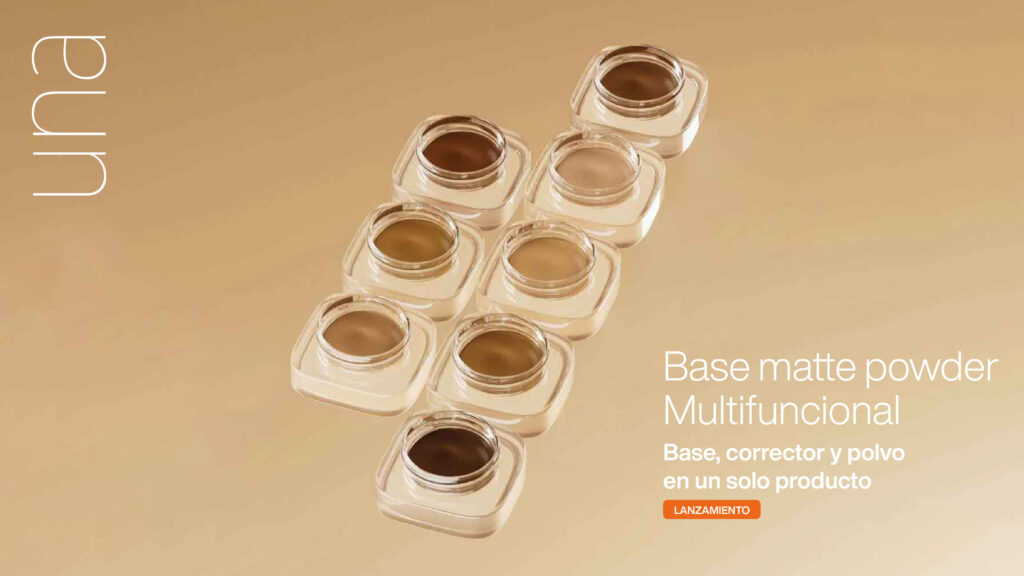 Base Matte Powder Multifuncional con Cobertura Total de Natura UNA ...