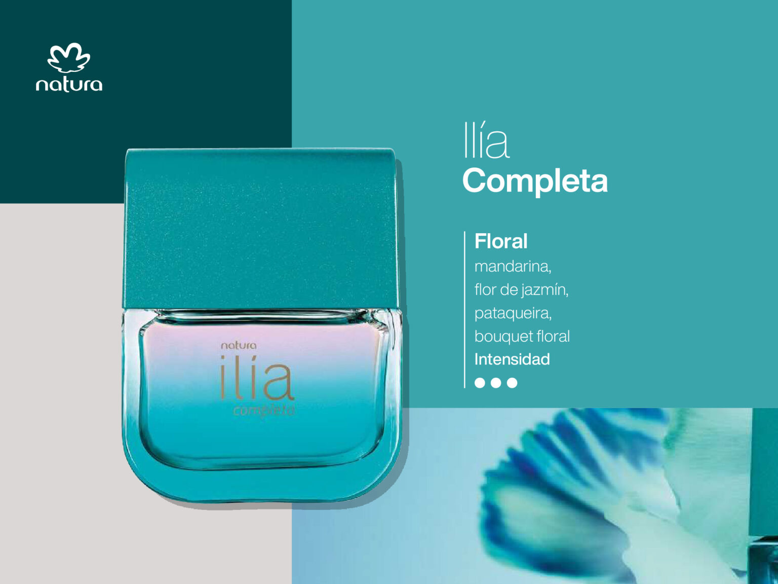 Perfume EDP Femenino Ilía Completa de Natura • Natura de México