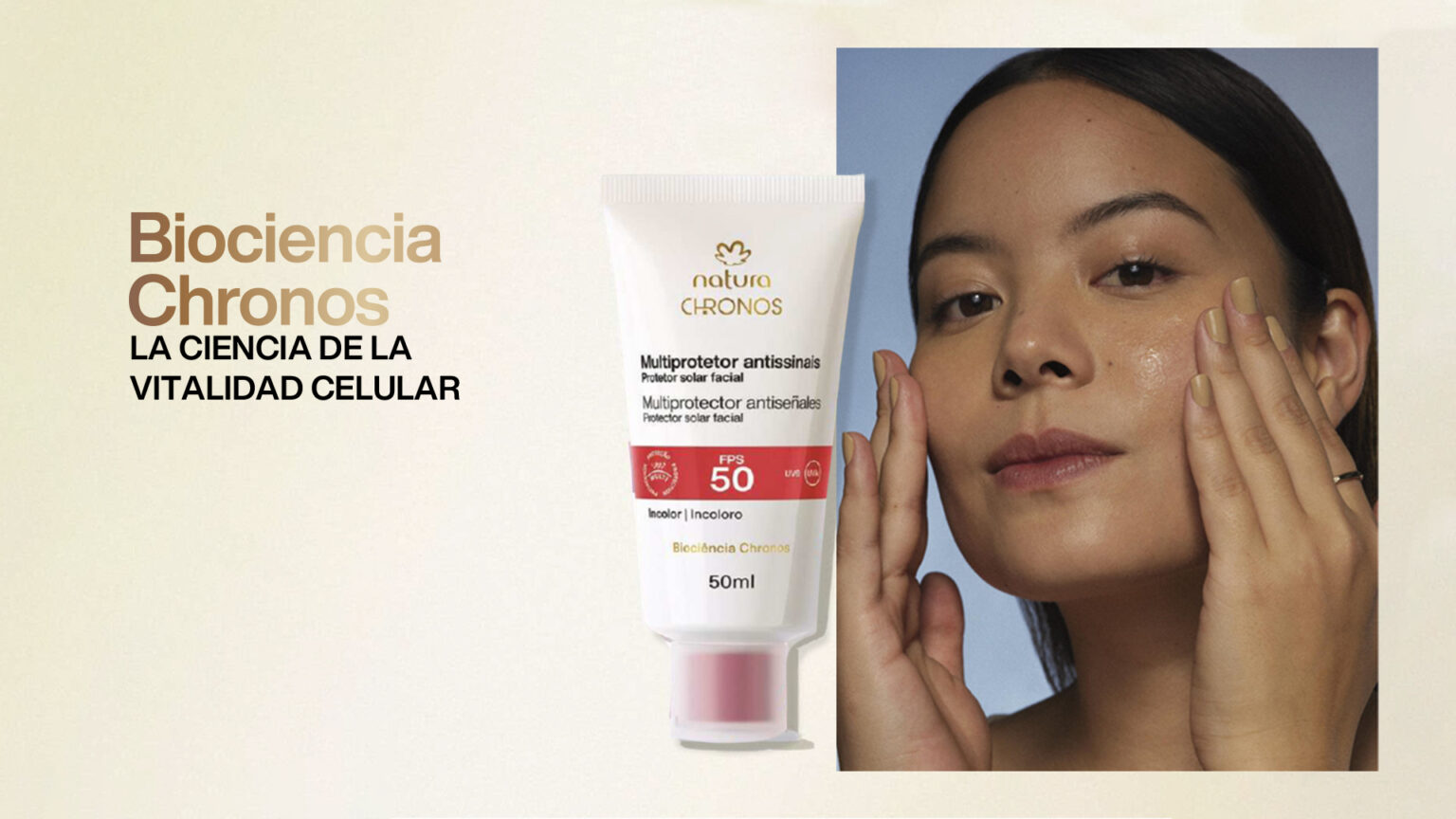 Natura Chronos cuidado del rostro con FPS en 2024 • Natura de México